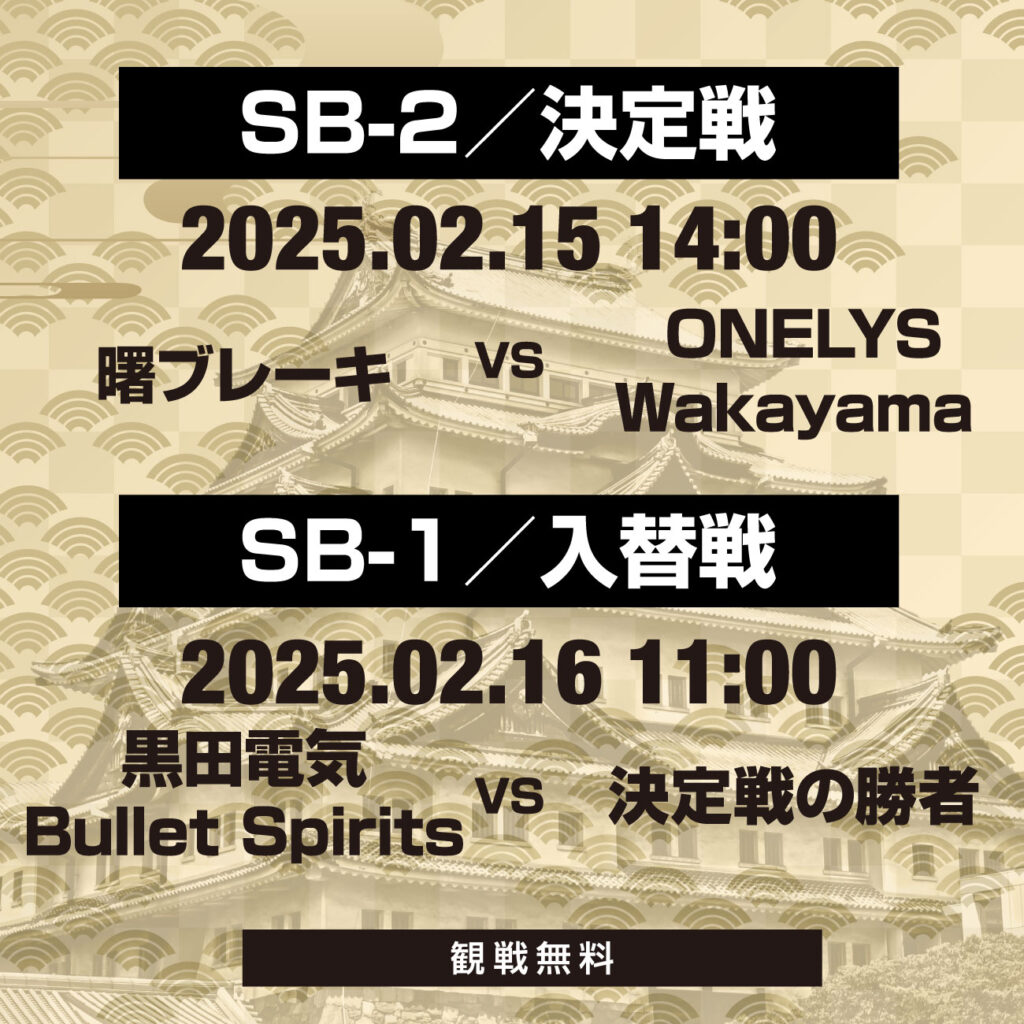 SBL（SB1-SB2）入替戦・決定戦について | 一般社団法人日本社会人バスケットボール連盟／SBL公式サイト